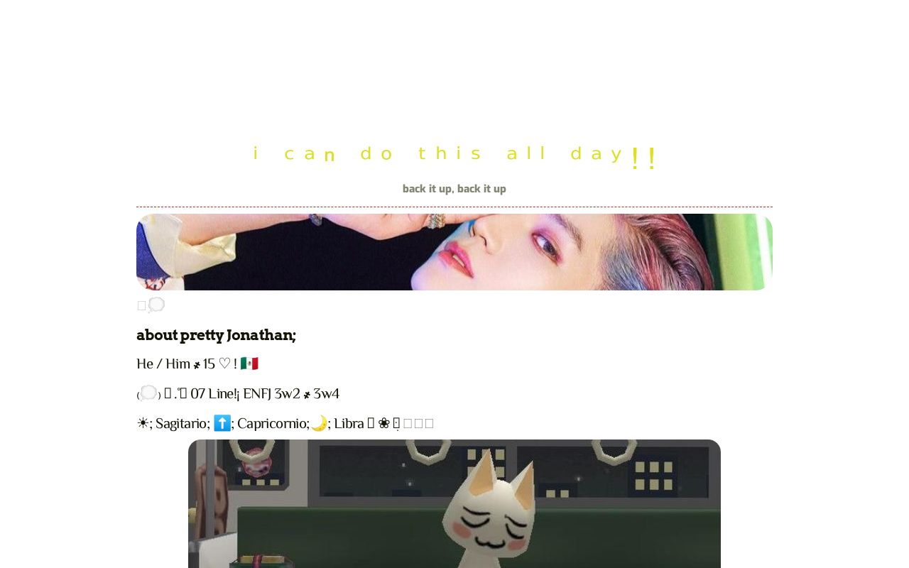 Jonathan’s carrd﹗ ּ ִ ۫ ་